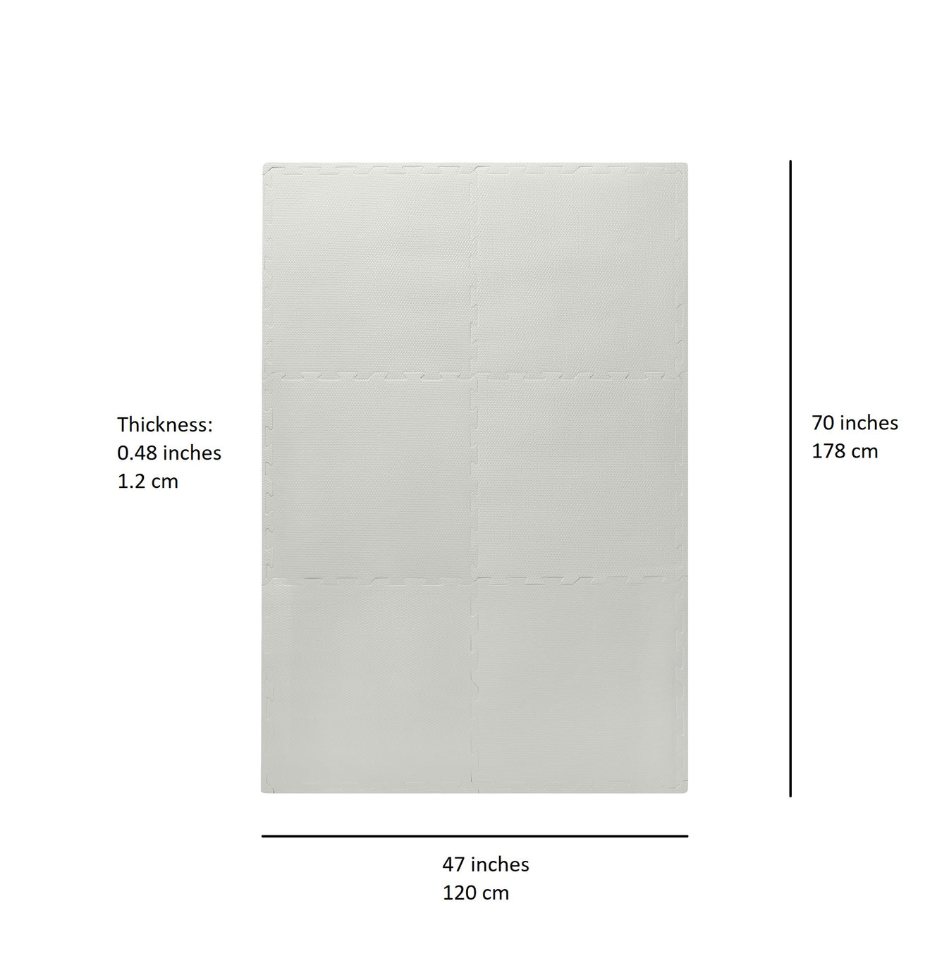 gray EVA foam play mat – 3sprouts.com