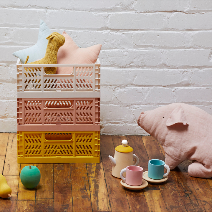 Recycled Plastic Folding Crate – 3sprouts.com